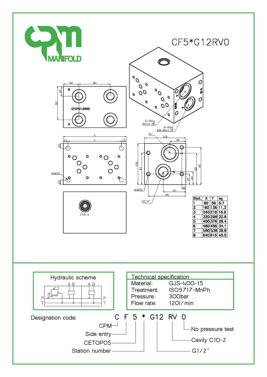 CF5*G12RV0 - cpmmanifold