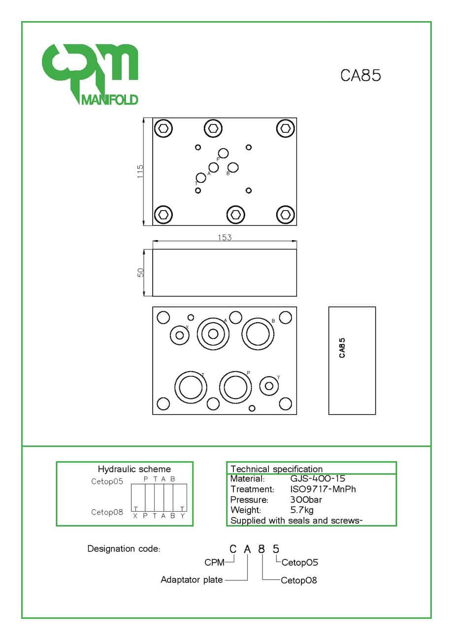 CA85 - cpmmanifold